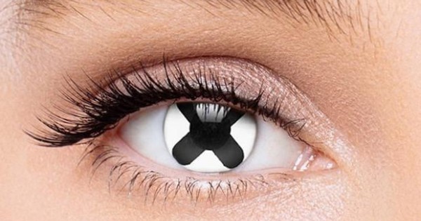 KateEye® Black Cross Colored Contact Lenses